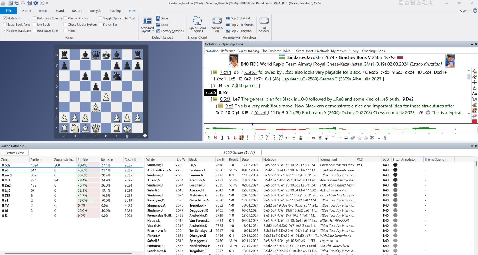 ChessBase 18 – Beginner's Tips Part 10: Standard Layout or Custom Layout | ChessBase